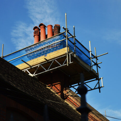 Chimney Scaffolding - Westlake Scaffolding